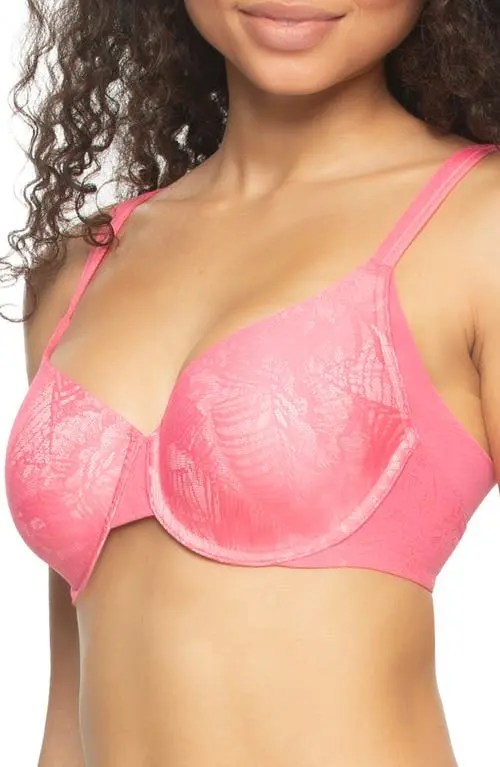 Felina Jessamine Underwire Minimizer Bra - Camellia Rose