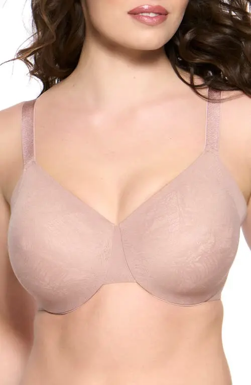Felina Jessamine Underwire Minimizer Bra - Rose Tan