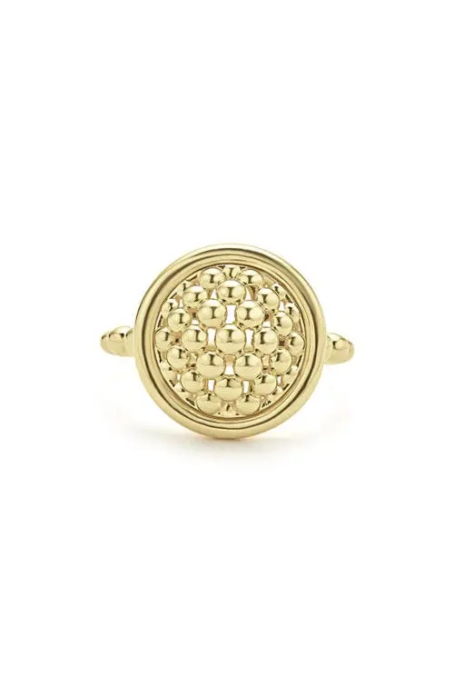 Lagos Meridian Textured Ring - Gold