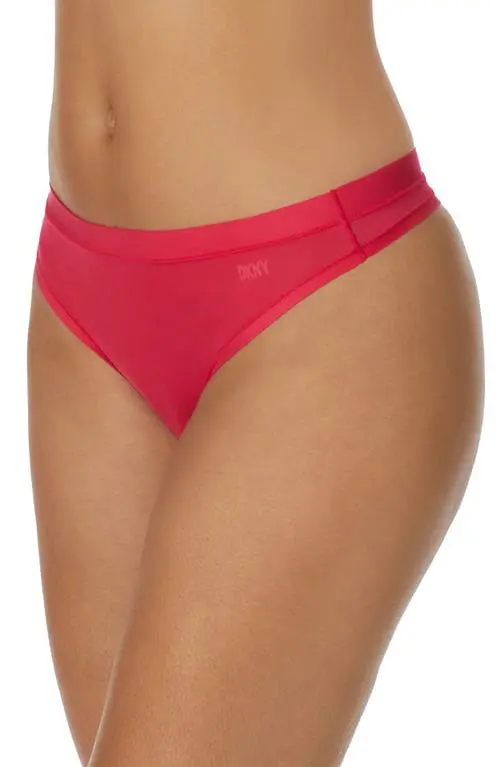 Dkny Litewear Active Comfort Thong - Viva Magenta