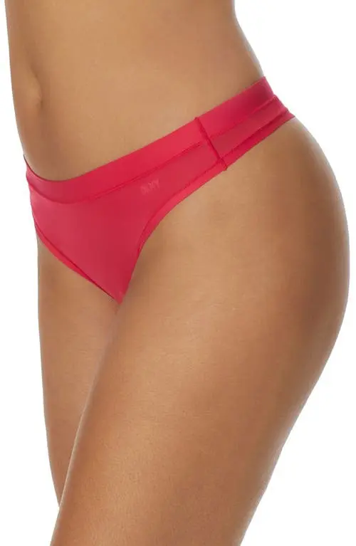 Dkny Litewear Active Comfort Thong - Viva Magenta