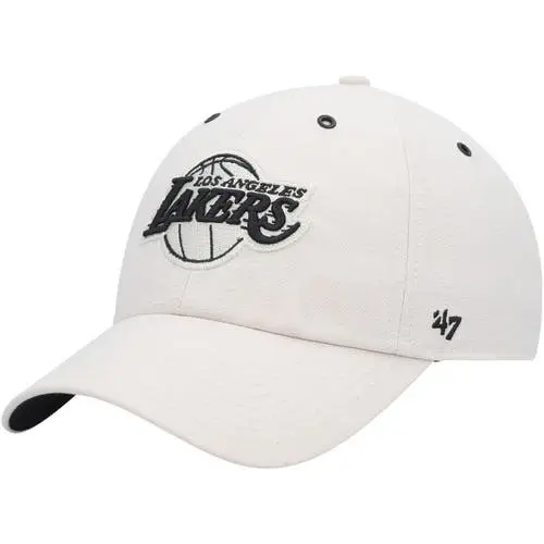 '47 Los Angeles Lakers Lunar Clean Up Adjustable Hat - Cream