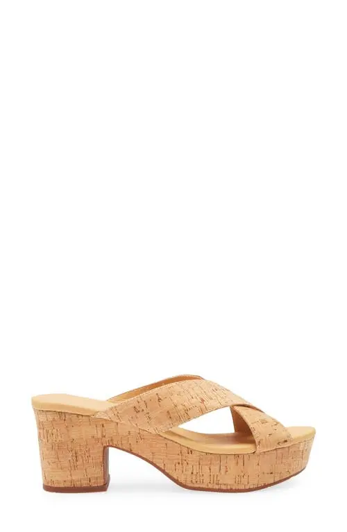 CHOCOLAT BLU Gio Block Heel Sandal - Cork