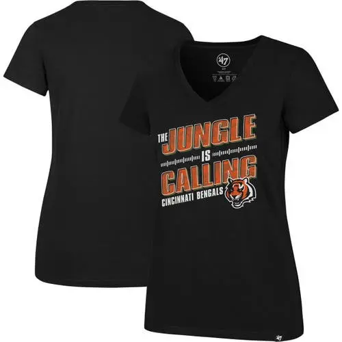 '47 Cincinnati Bengals Team Regional Ultra Rival V-neck T-shirt