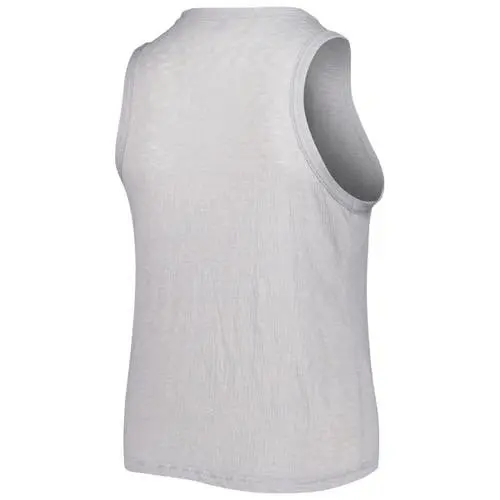 SOFT AS A GRAPE Colorado Rockies High Neck Tri-blend Tank Top