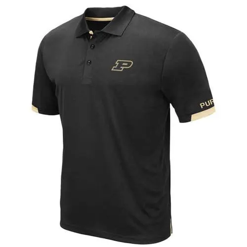 COLOSSEUM Purdue Boilermakers Big & Tall Santry Polo