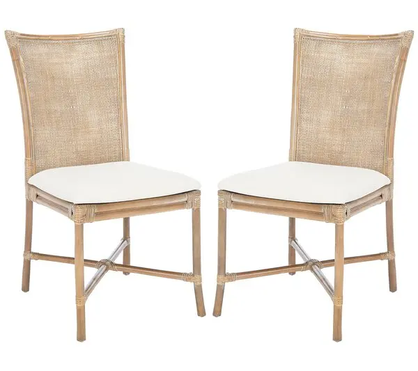 SAFAVIEH Chiara Rattan Accent Chairs - One-color