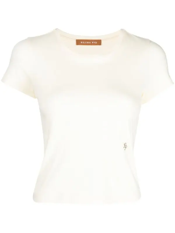 REJINA PYO Adina Short-sleeve T-shirt - Yellow
