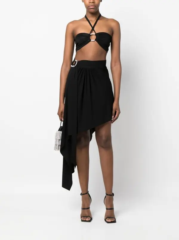 Alexandre Vauthier Ring-detail Belted Skirt