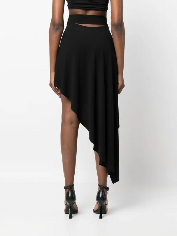 Alexandre Vauthier Ring-detail Belted Skirt