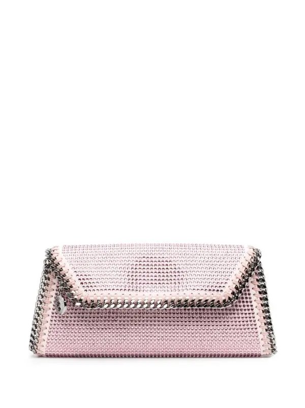 Stella McCartney Falabella Crystal-embellished Clutch Bag