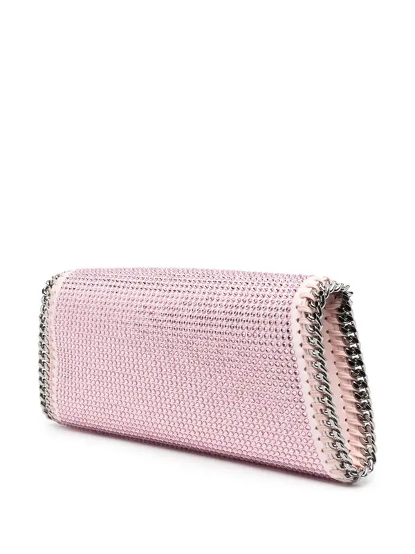 Stella McCartney Falabella Crystal-embellished Clutch Bag