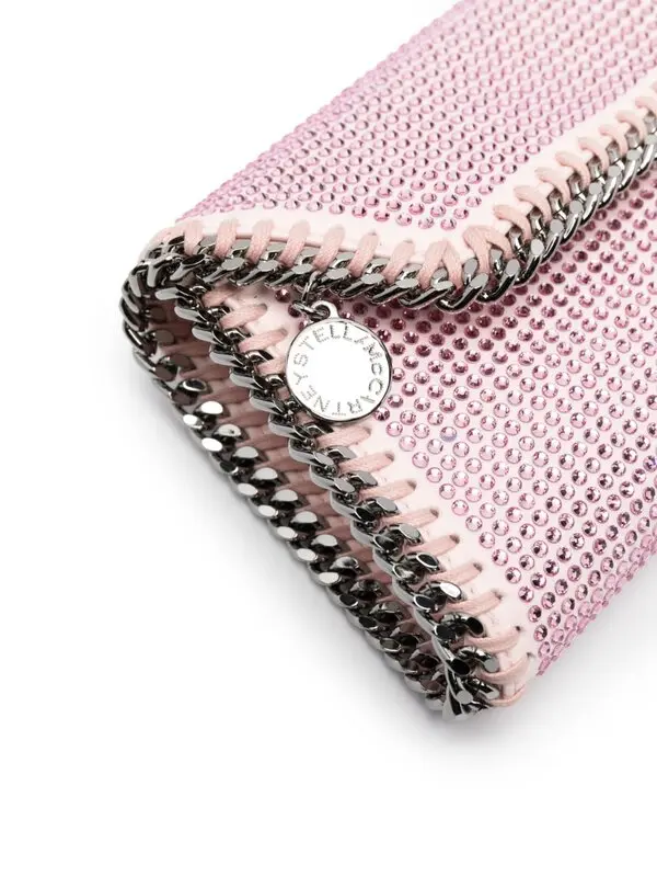 Stella McCartney Falabella Crystal-embellished Clutch Bag
