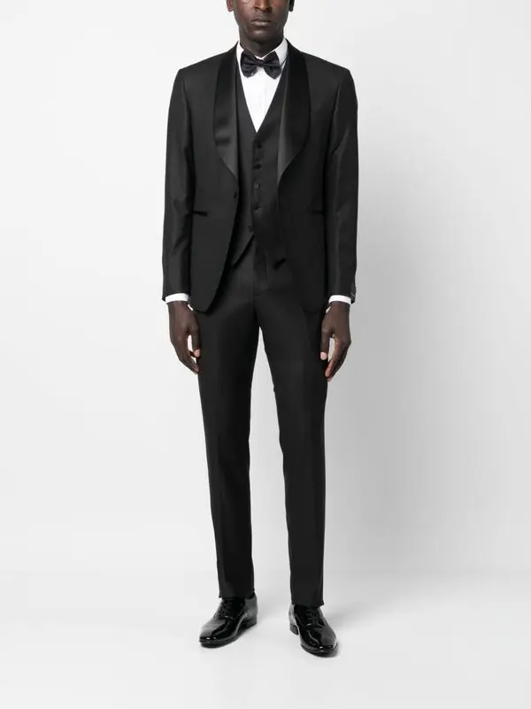 Tagliatore Single-breasted Three-piece Suit - Black