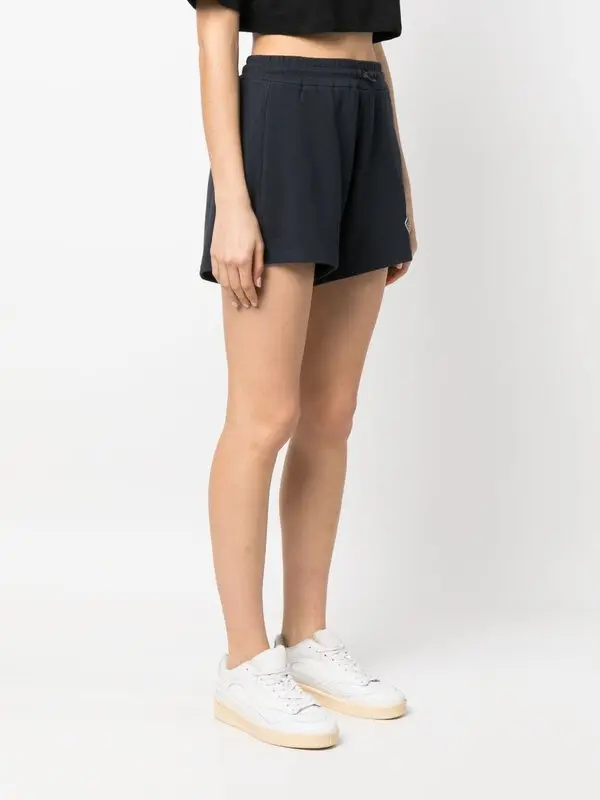 Moncler Drawstring Cotton Shorts - Blue