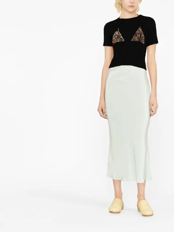 Jacquemus La Maille Bikini Cropped Top - Black