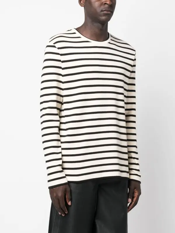 JIL SANDER Long-sleeve Striped Sweatshirt