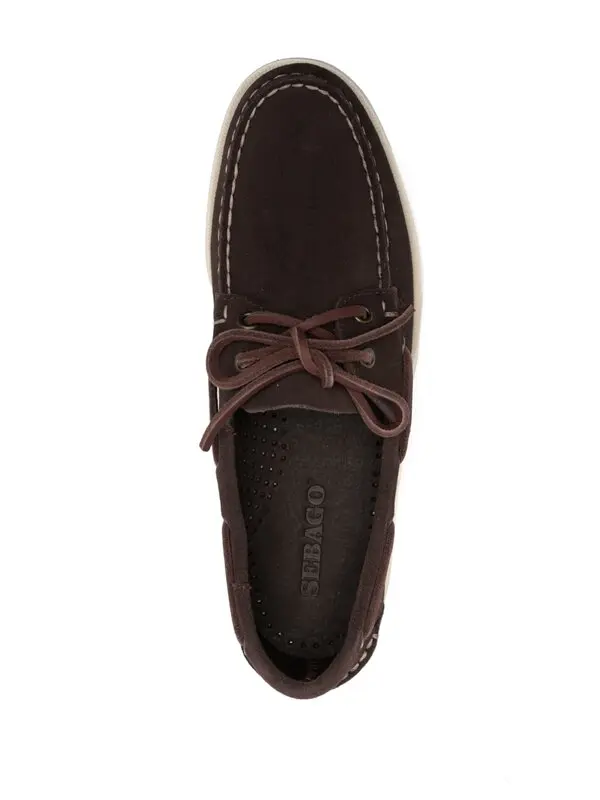 SEBAGO Portland Flesh Out Boat Loafers - Brown