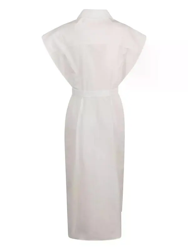 Alexander McQueen Collared Midi Shirt Dress