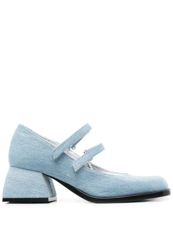 NODALETO Bulla Denim 50mm Pumps