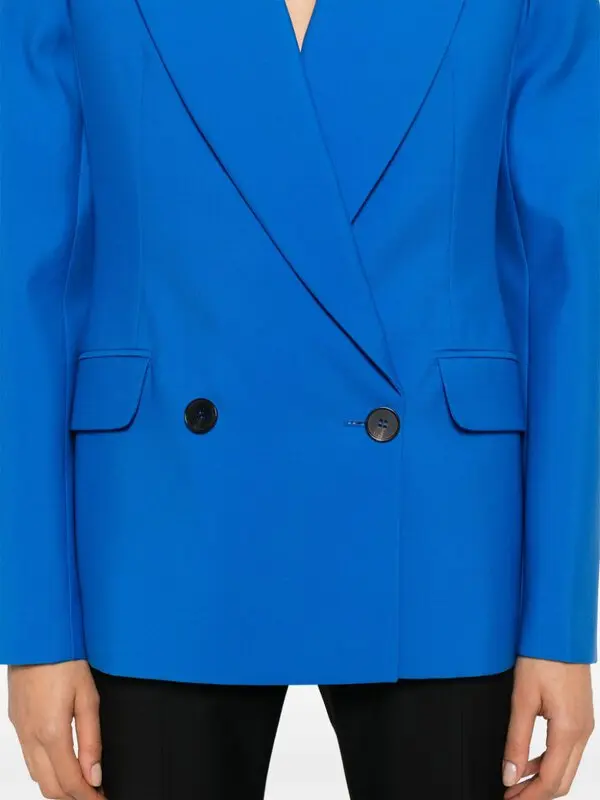 Alexander McQueen Double-breasted Blazer - Blue