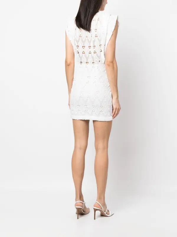 IRO PARIS Wrap-design Knit Mini Dress