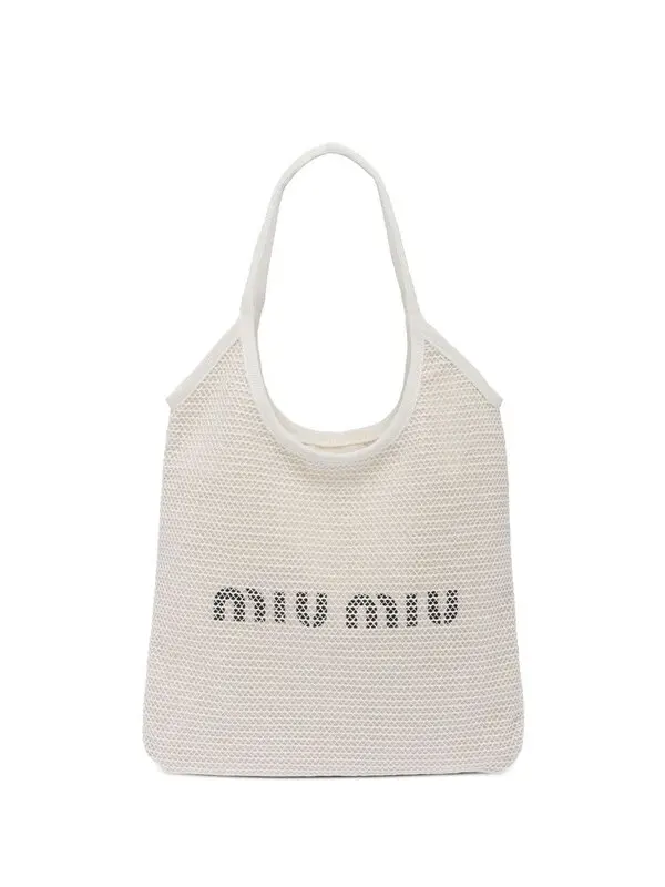 Miu Miu Layered Mesh Tote Bag