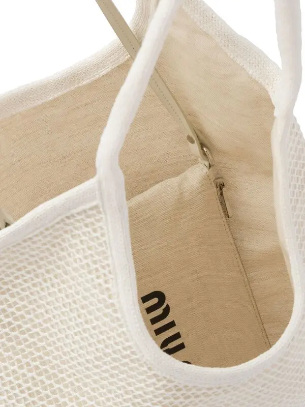 Miu Miu Layered Mesh Tote Bag