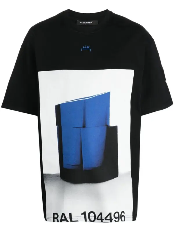 A-COLD-WALL* Graphic-print Short-sleeve T-shirt - Black