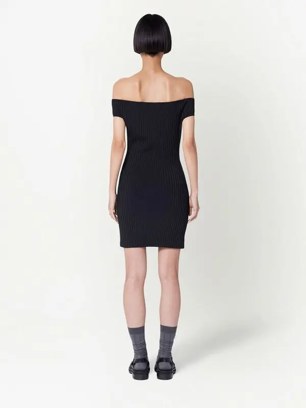 Ami Off-shoulder Mini Dress
