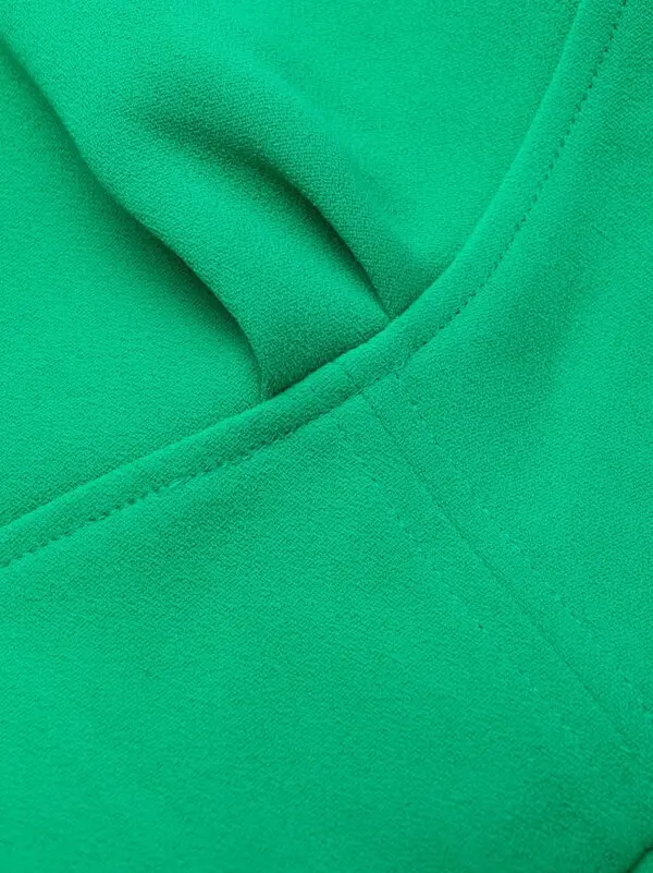 SELF-PORTRAIT Gathered Puff-sleeve Dress