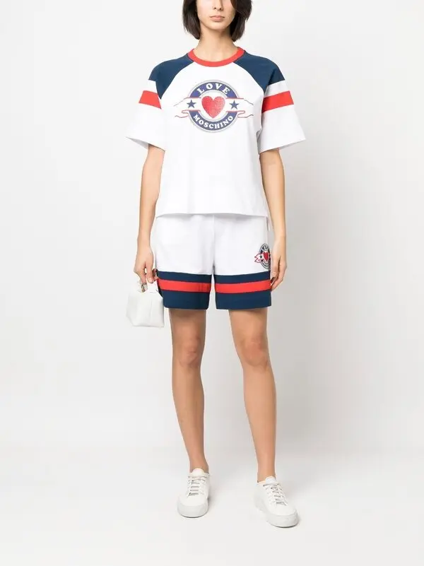 Moschino Stripe-detail Shorts