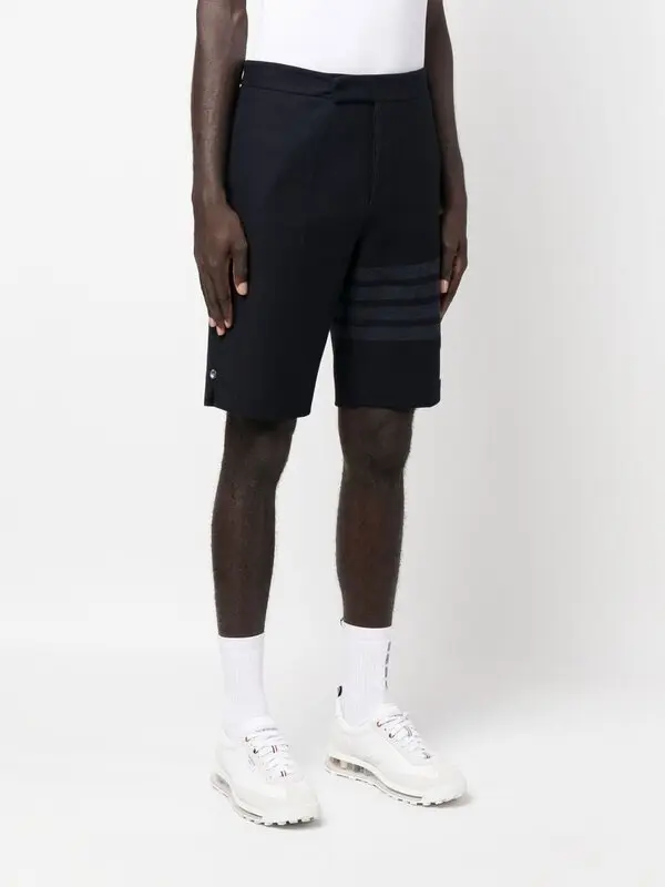 Thom Browne 4-bar Striped Shorts - Blue
