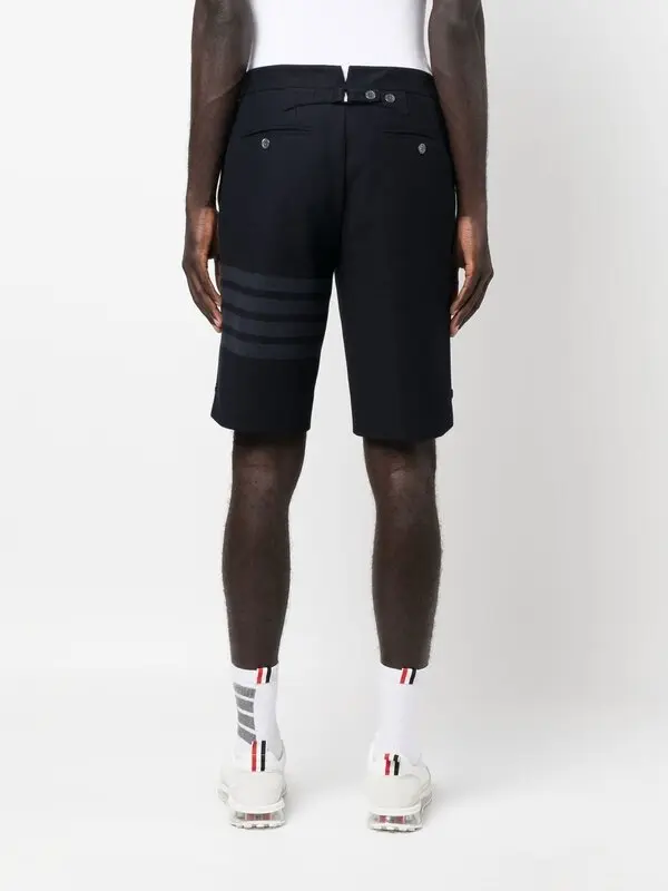 Thom Browne 4-bar Striped Shorts - Blue