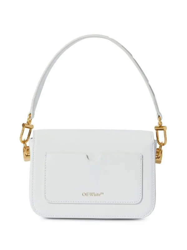 Off-White Binder Clip Shoulder Bag - White