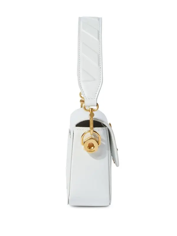 Off-White Binder Clip Shoulder Bag - White