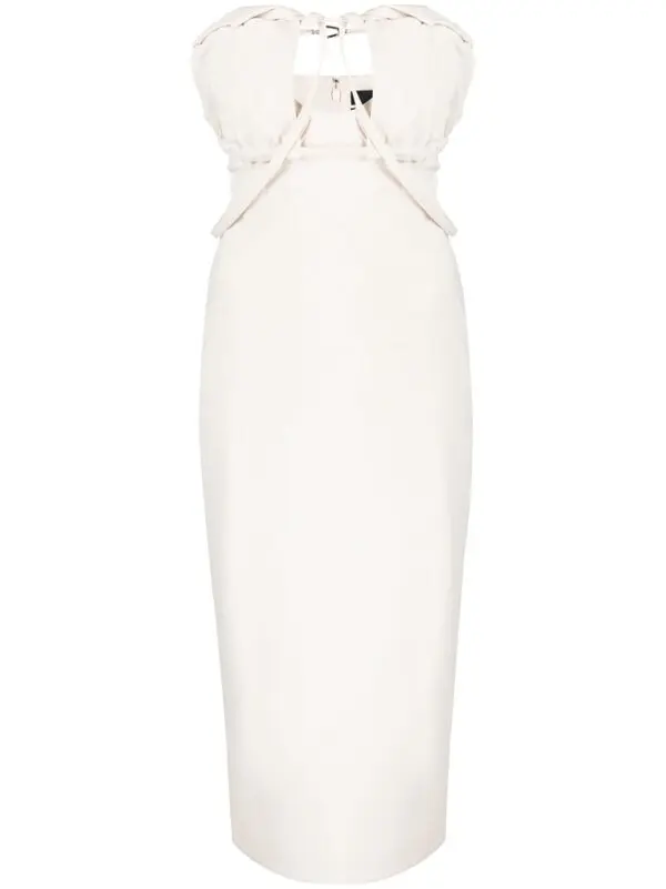 Jacquemus Tailored Strapless Dress