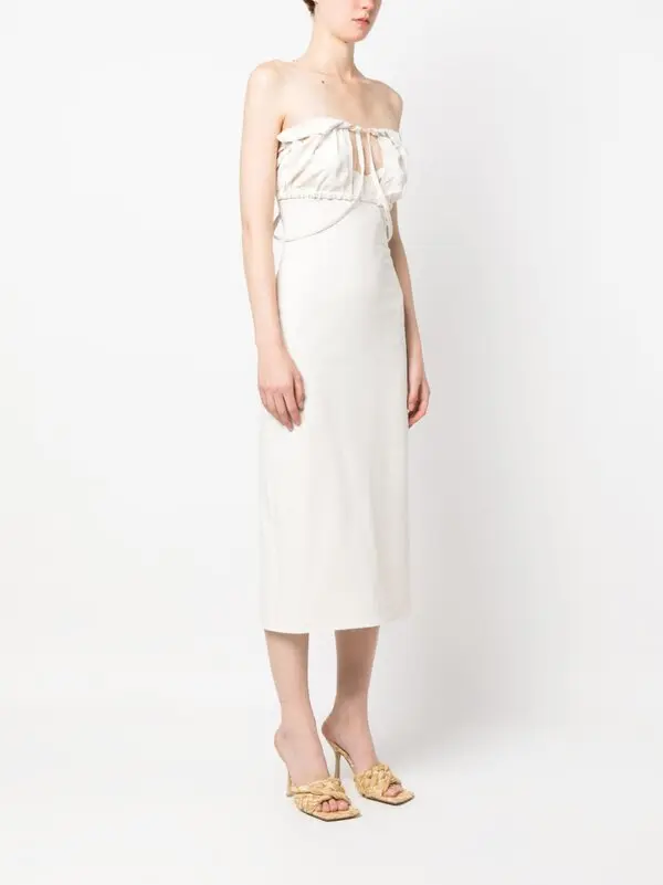 Jacquemus Tailored Strapless Dress