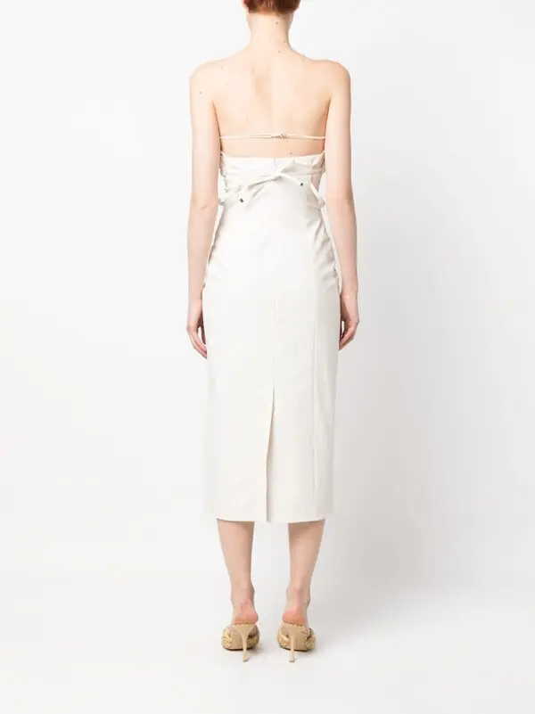 Jacquemus Tailored Strapless Dress