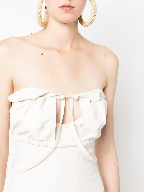 Jacquemus Tailored Strapless Dress
