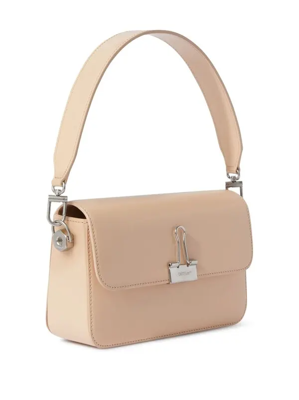 Off-White Binder Shoulder Bag - Neutrals