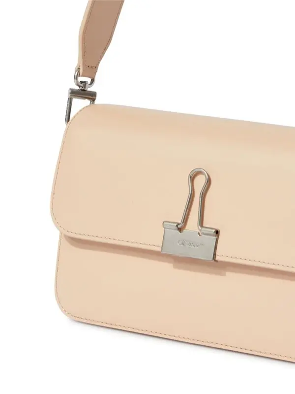 Off-White Binder Shoulder Bag - Neutrals