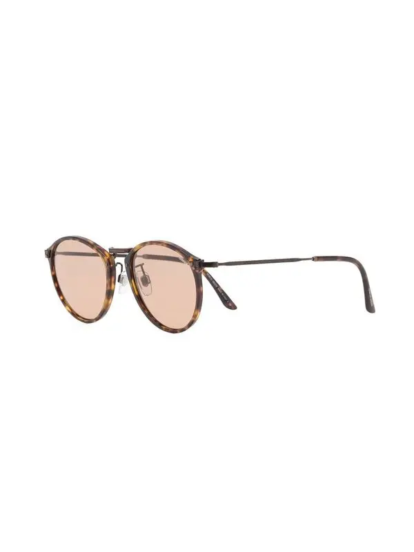 Giorgio Armani Tortoiseshell Round-frame Sunglasses
