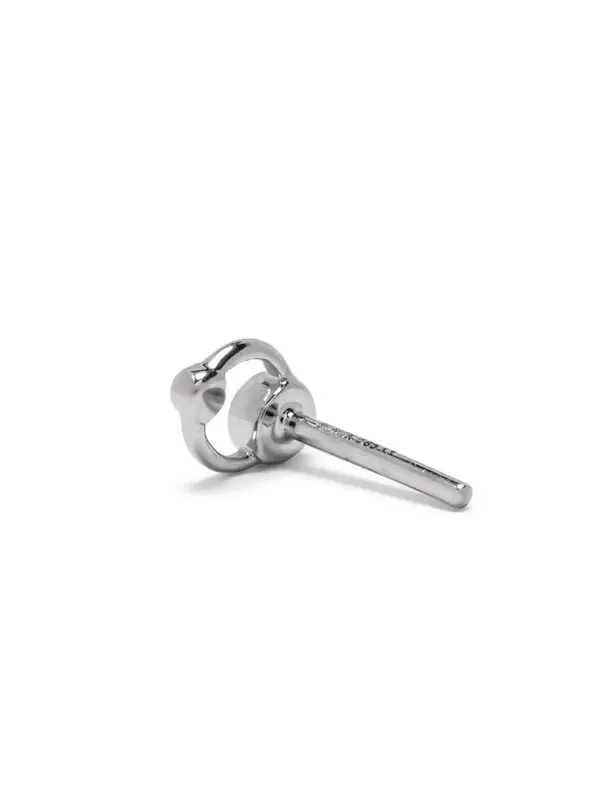 MARIA BLACK 14kt White Gold Diamond Stud Earring - Silver