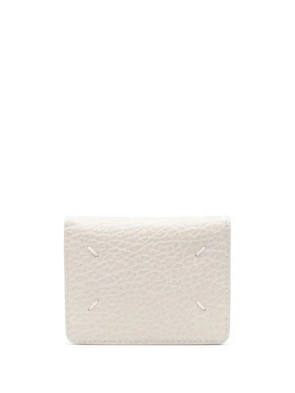 MAISON MARGIELA Four-stitch Leather Card Holder - Neutrals