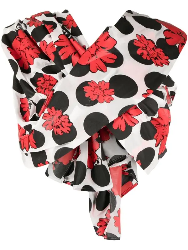 COMME DES GARÇONS TAO X Shun Sudo Bow-detailed Blouse - White