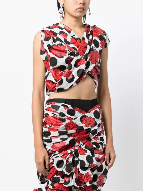 COMME DES GARÇONS TAO X Shun Sudo Bow-detailed Blouse