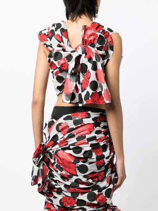 COMME DES GARÇONS TAO X Shun Sudo Bow-detailed Blouse
