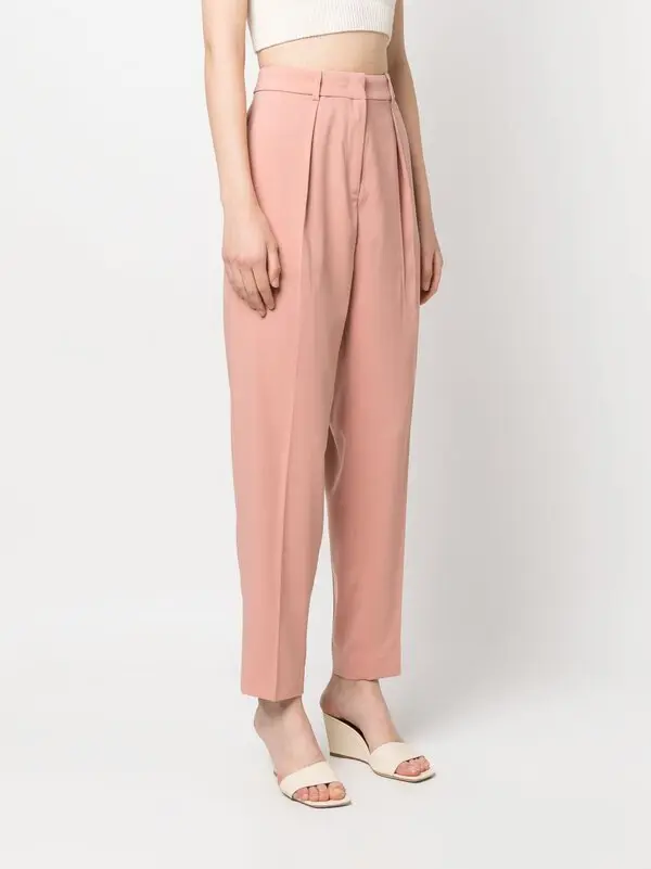 Pinko High-waisted Tapered Trousers
