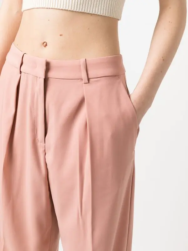 Pinko High-waisted Tapered Trousers